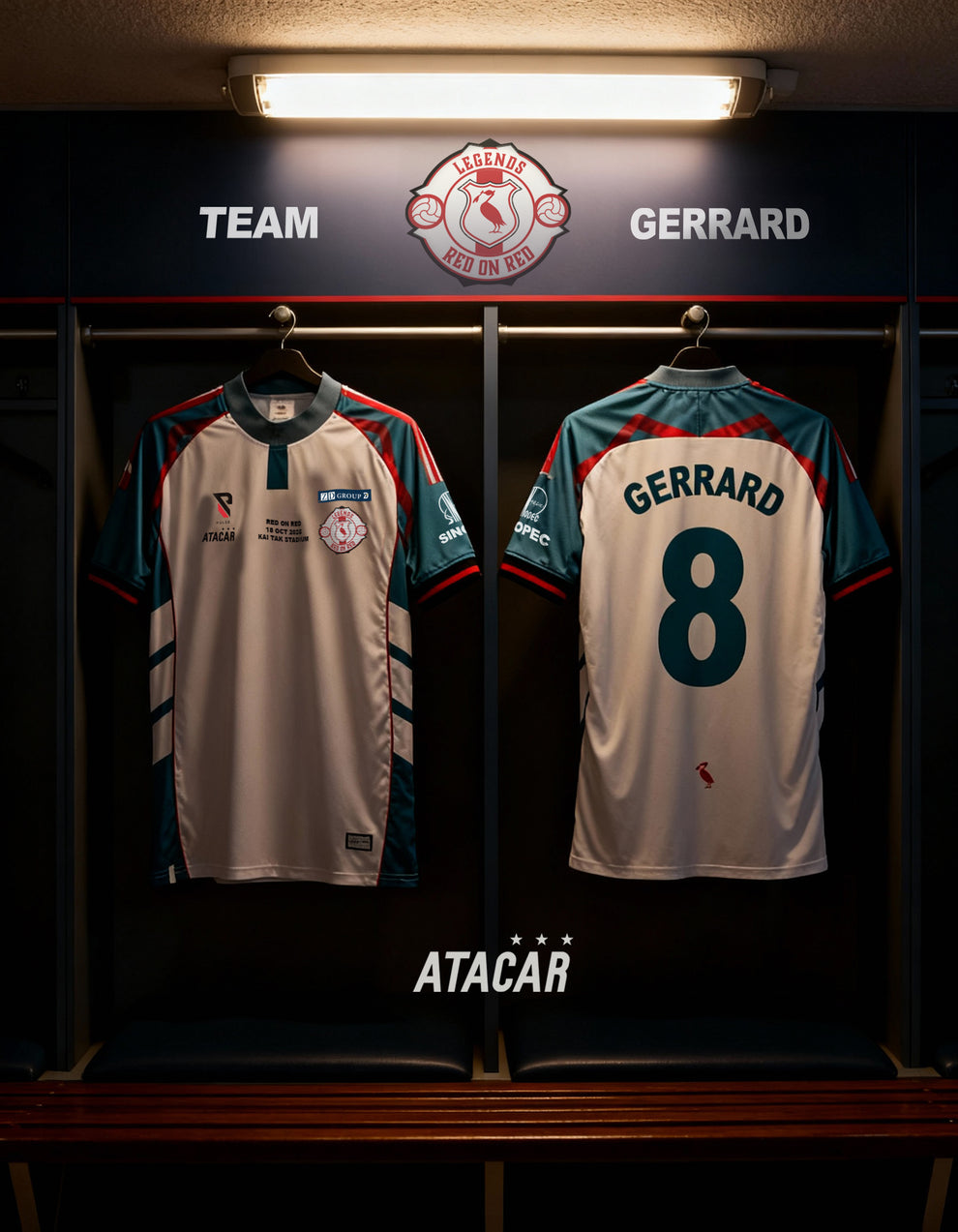 (Pre-Order) Red on Red - Gerrard 11 Exclusive Football Shirt - 雙紅會Gerr ...